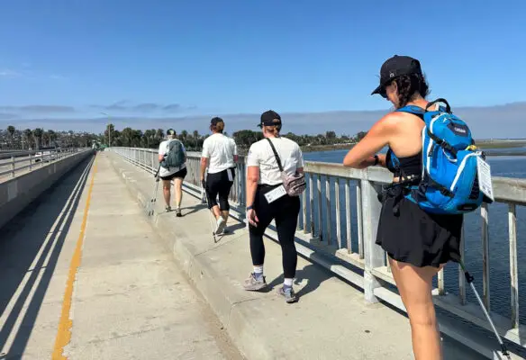 Volunteers combat human trafficking with 45-mile walk | The Coast News ...